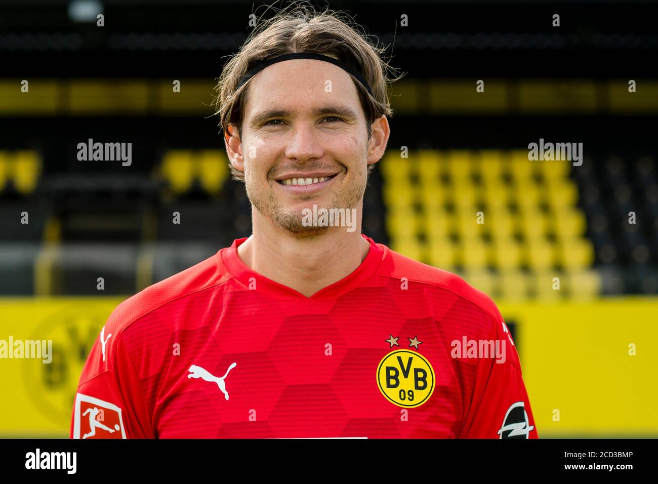 Team photo Borussia Dortmund, season 2020/2021, goalwart Marwin Hitz ...