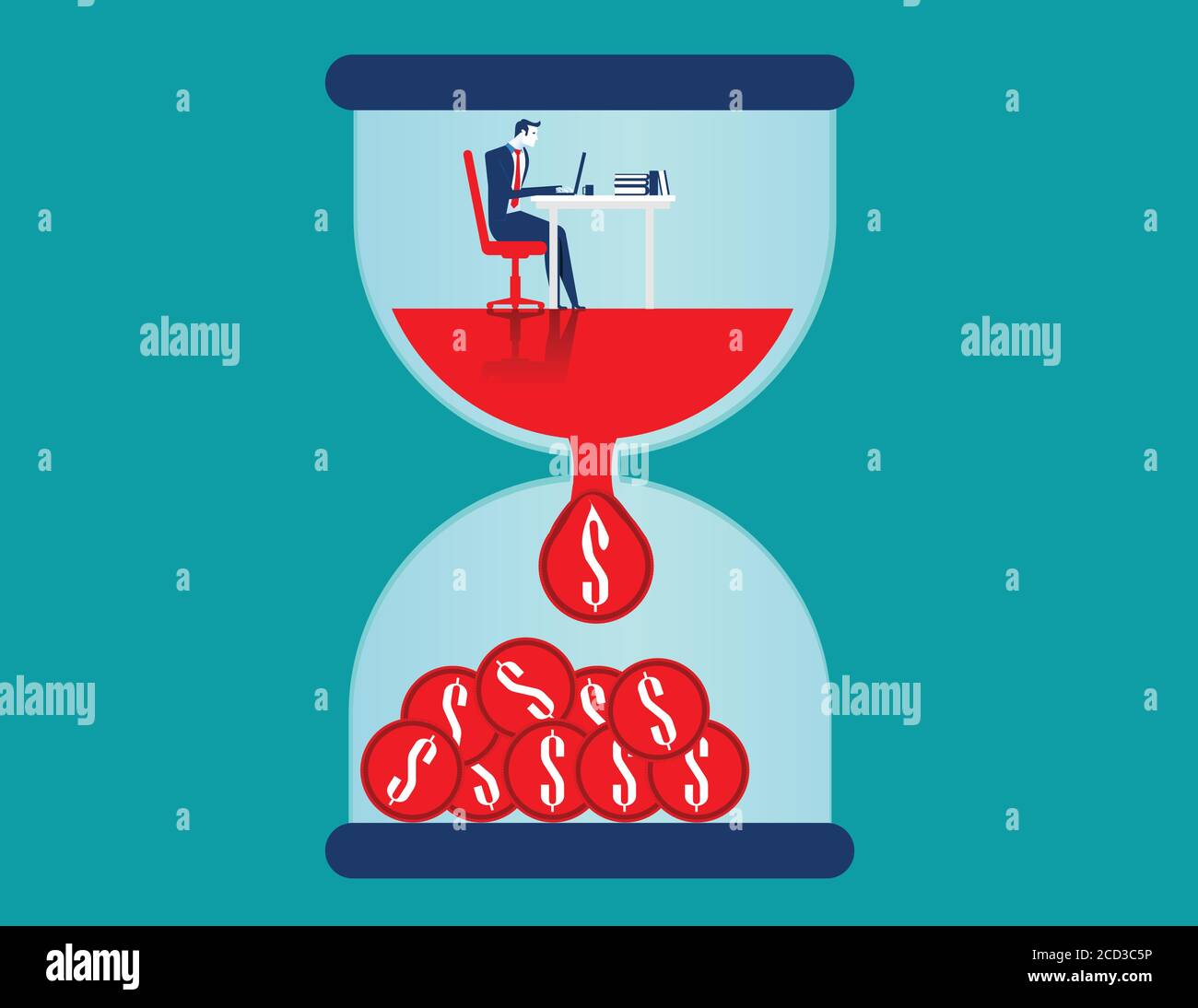 Time bending Stock Vector Images - Alamy