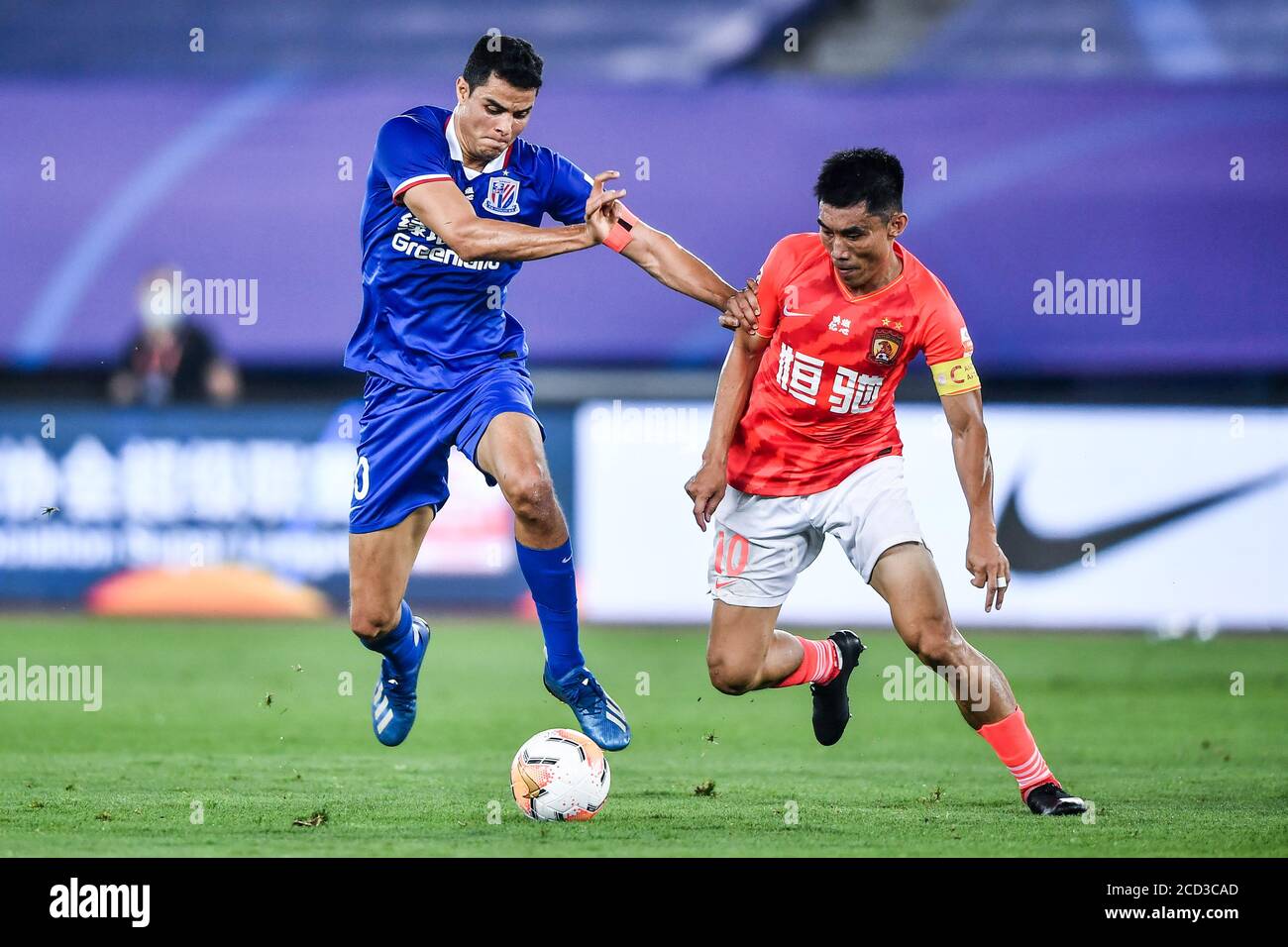 Colombian football player Giovanni Moreno of Shanghai Greenland Shenhua ...