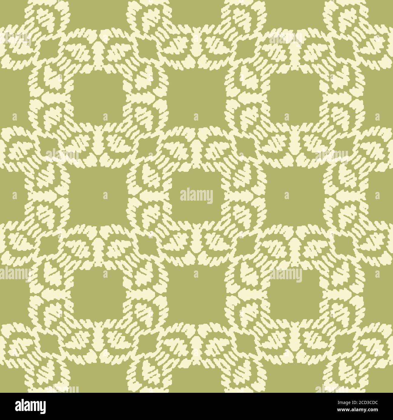 square netting seamless vector pattern in green Stock Vector Image ...