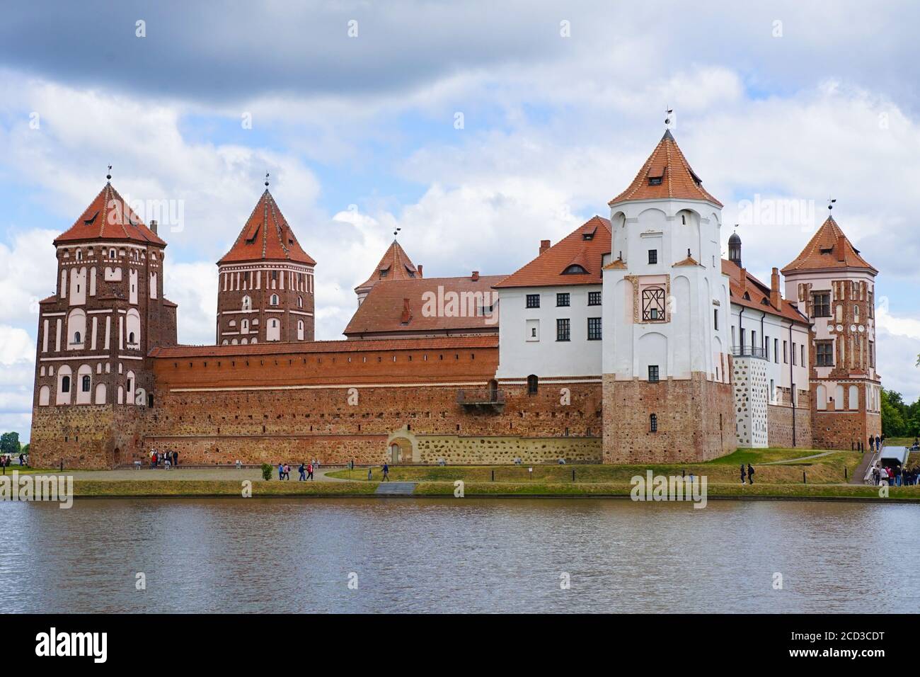 Beautiful shot of a Mir Castle Complex in Mir Belarus Stock Photo - Alamy