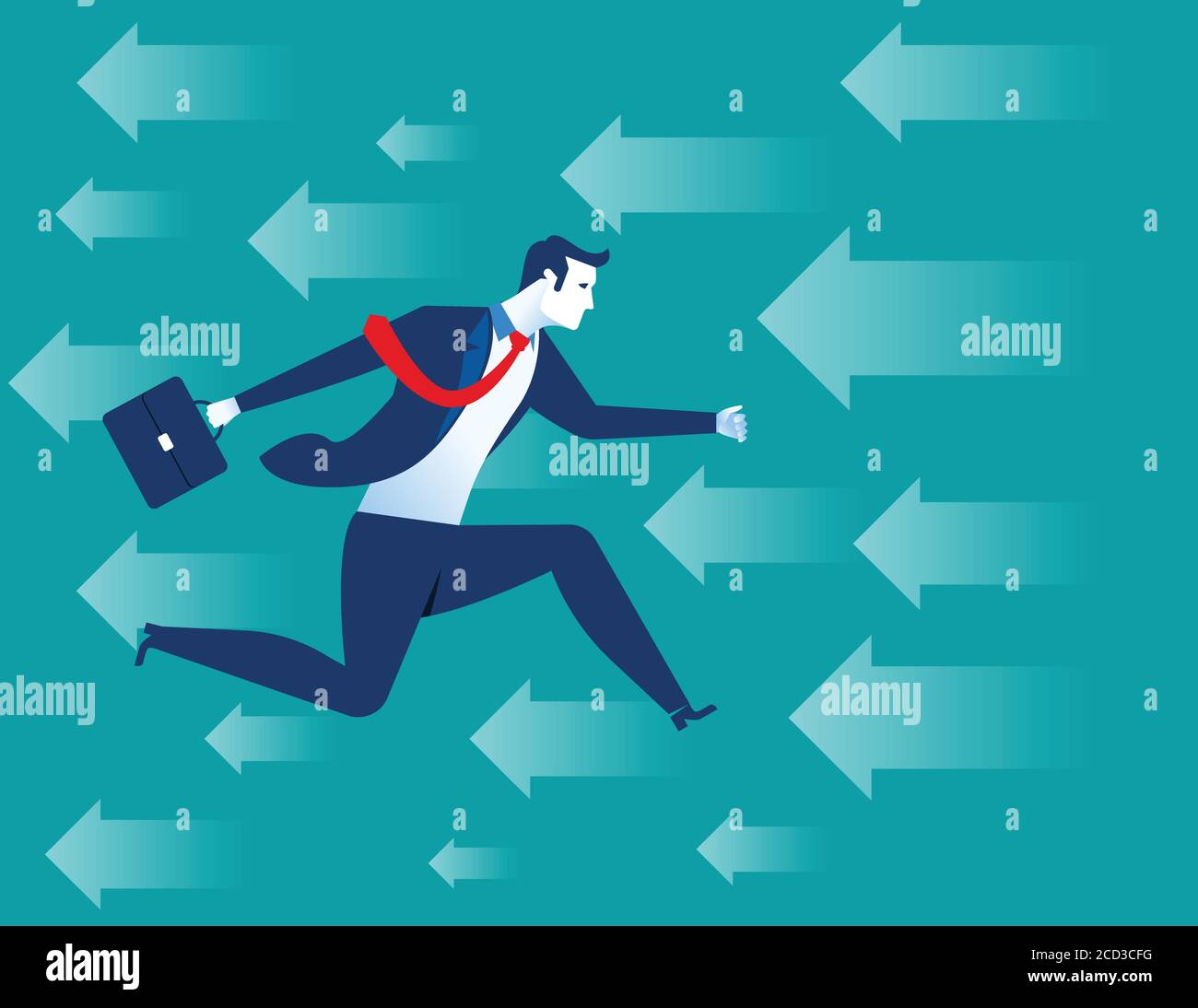 Red arrows suit Stock Vector Images - Alamy