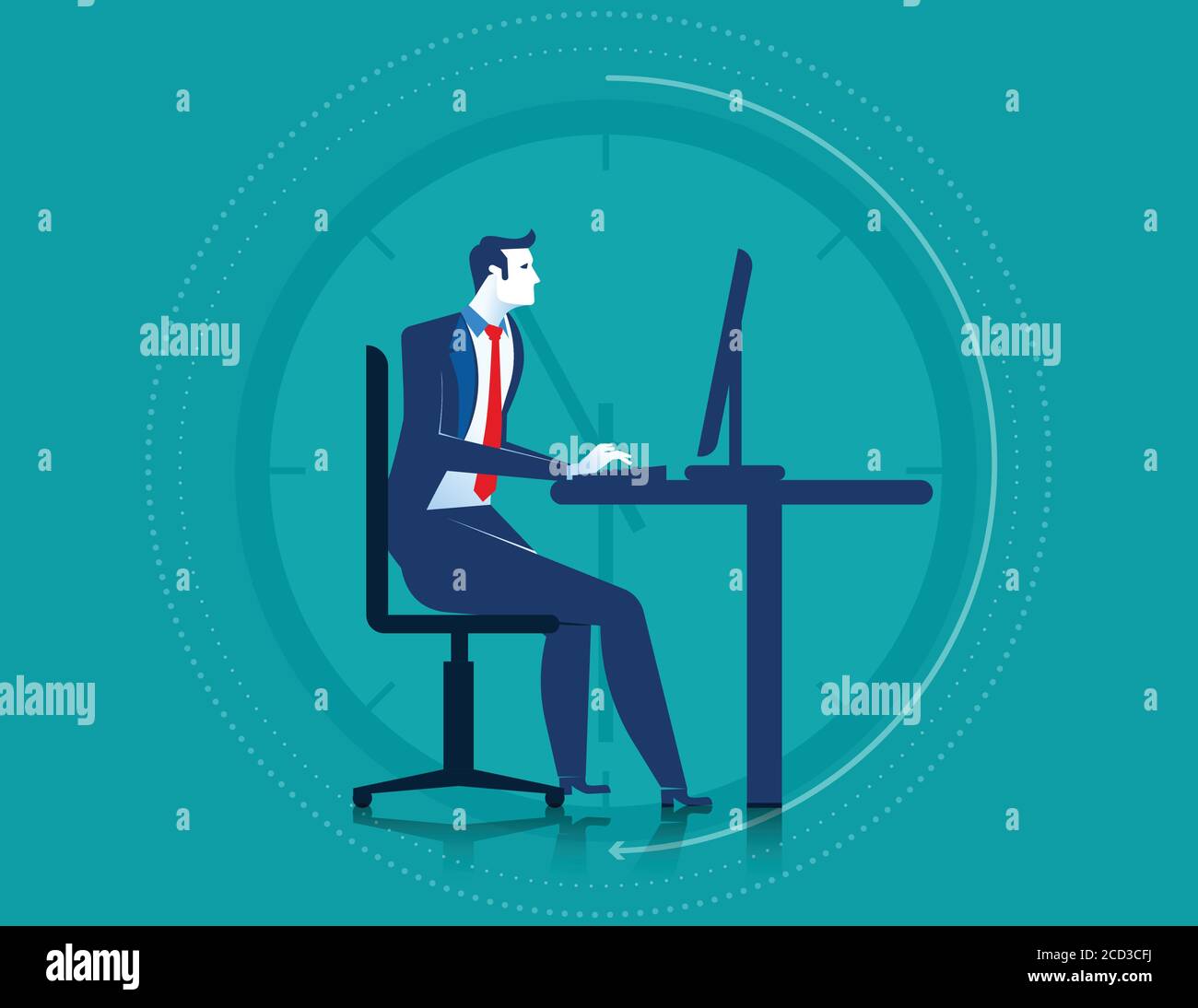 Overtime Stock Vector Images - Alamy