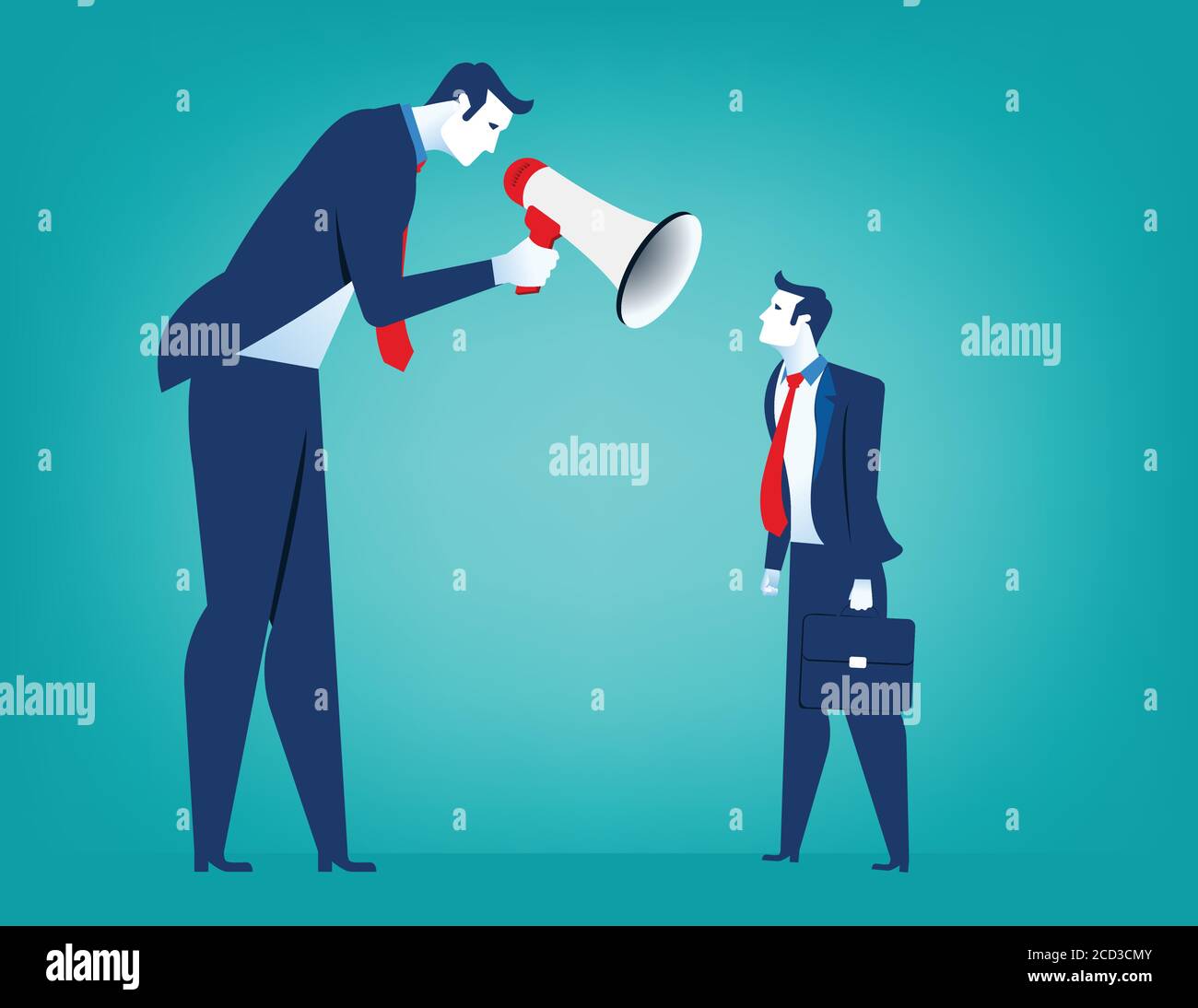 Cartoon people scream speaker hi-res stock photography and images - Alamy