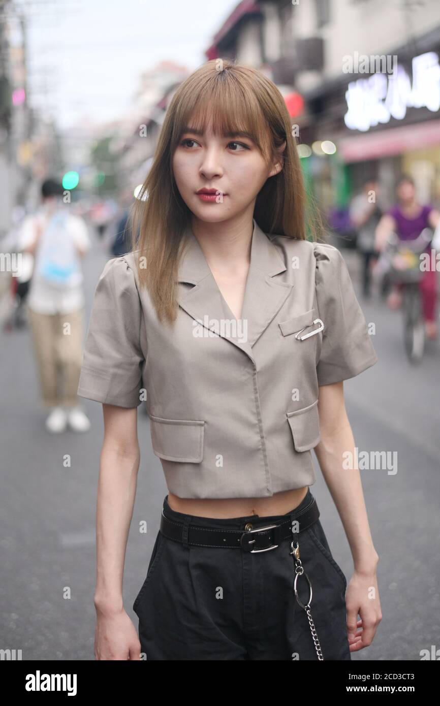 Chinese idol singer Zhang Yuge, a member of Team SII of female idol ...