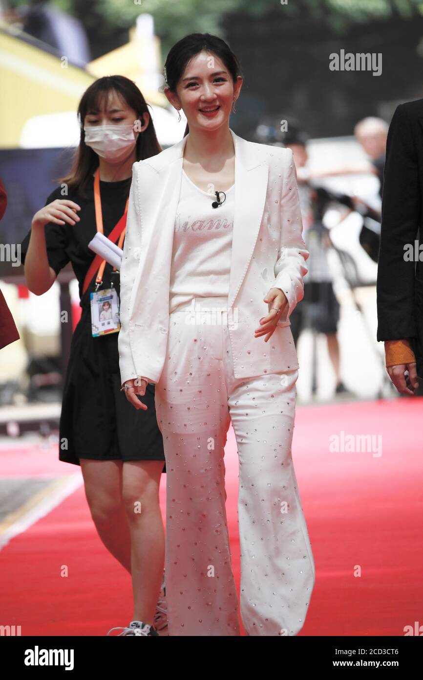 Chinese host, singer and actress Xie Na, also known as "Nana," attends ...