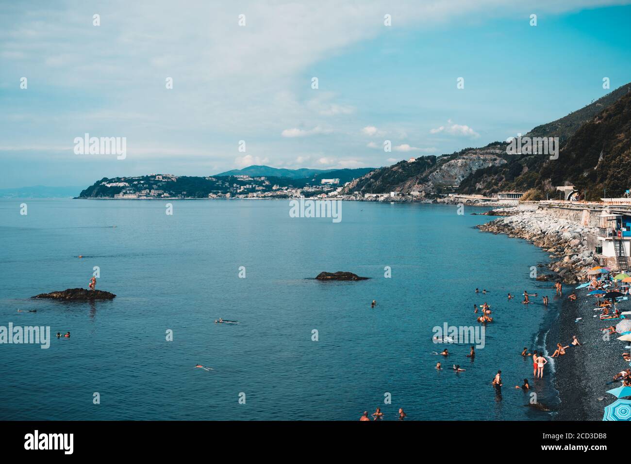 Genoa beaches hi-res stock photography and images - Alamy