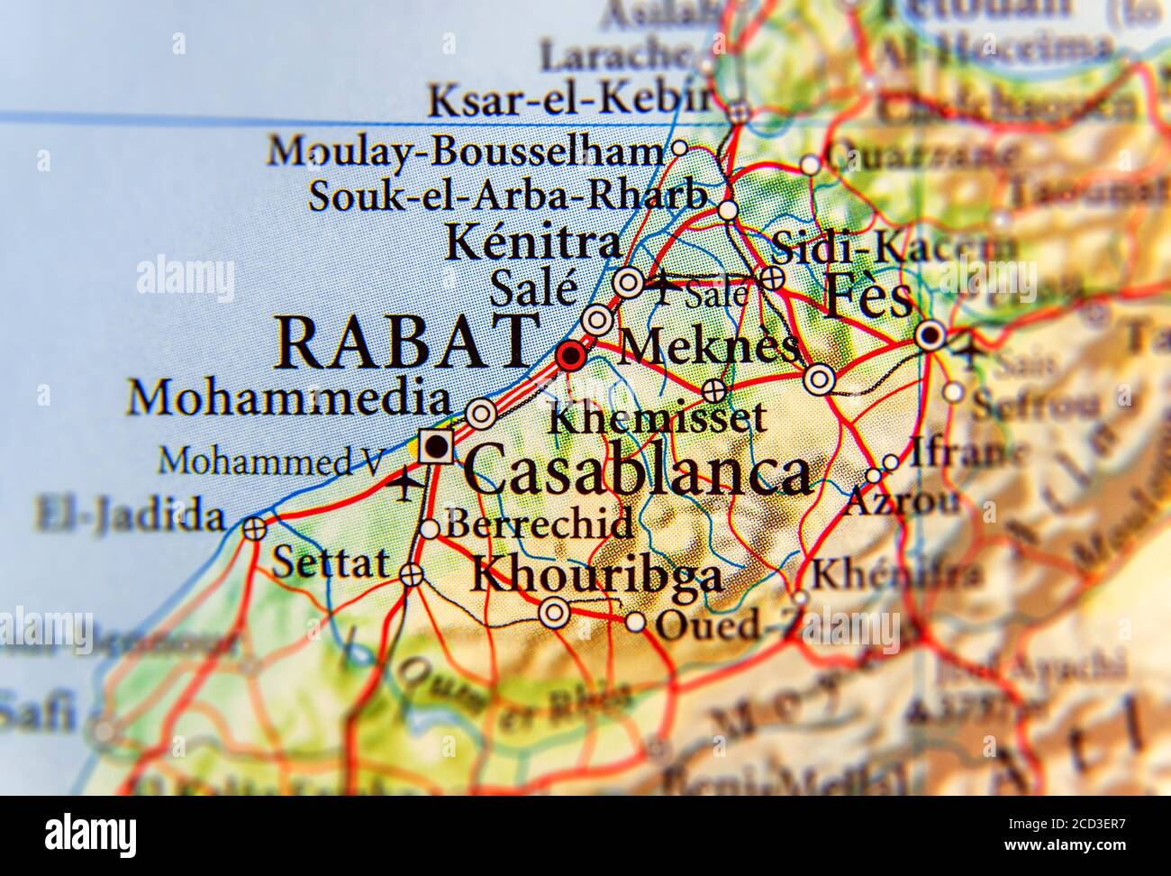 Map Of Morocco High Resolution Stock Photography and Images - Alamy