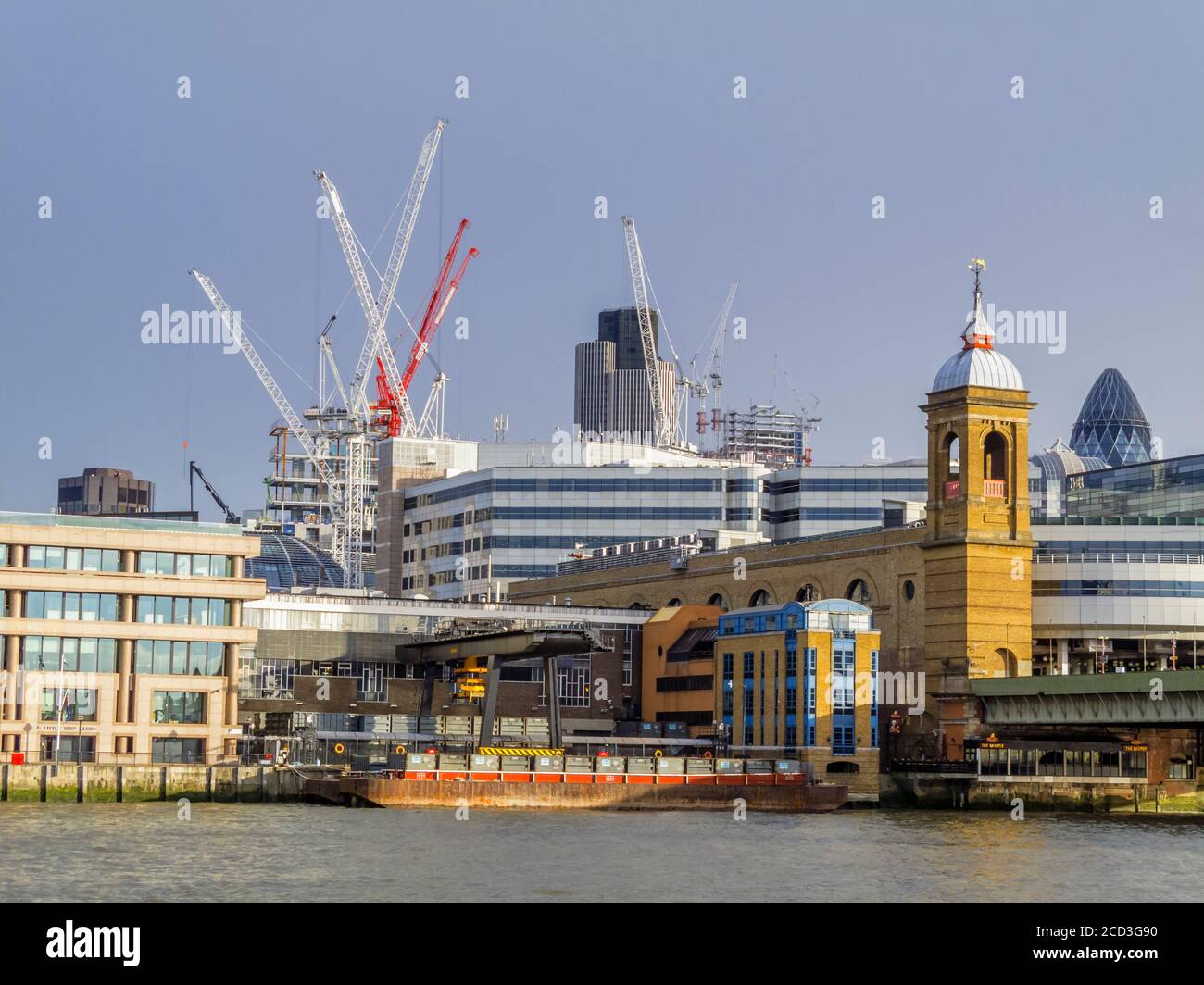 Bank station london redevelopment work hi-res stock photography and ...
