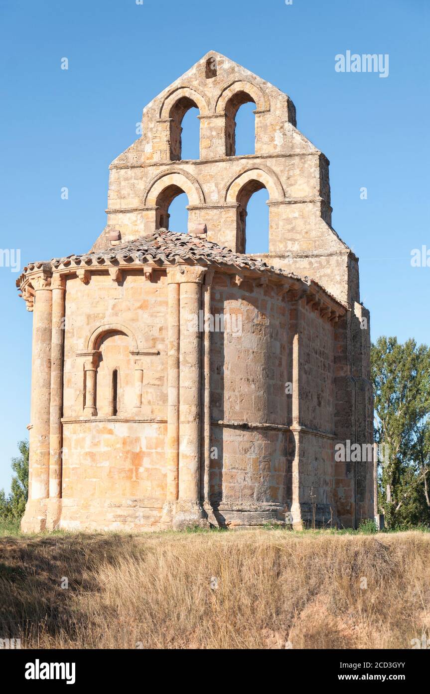 Romanesque chapel (called St. Fagun), located in the province of Burgos ...