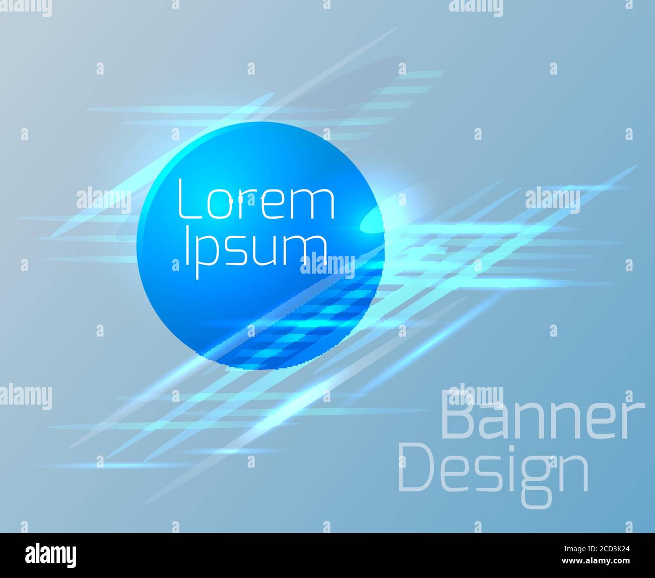 Geometric circular banner. Vector element for your creativity Stock ...