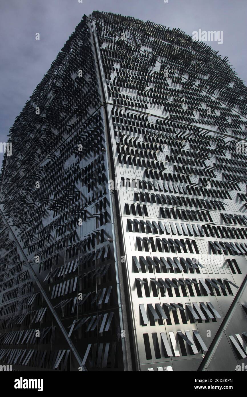 Modern looking "Windtower experience" building in hiiumaa, estonia ...