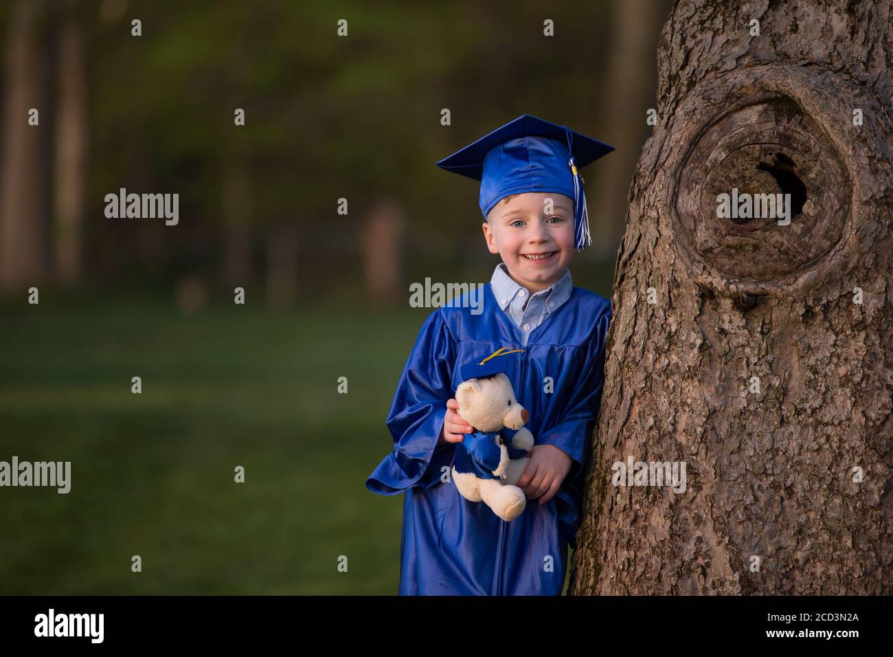Portrait of a Preschool Graduate Stock Photo - Alamy