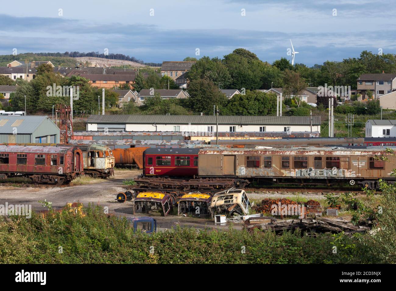 Withdrawn class 47 locomotive 47368 with cabs from 47500 and 47236 ...