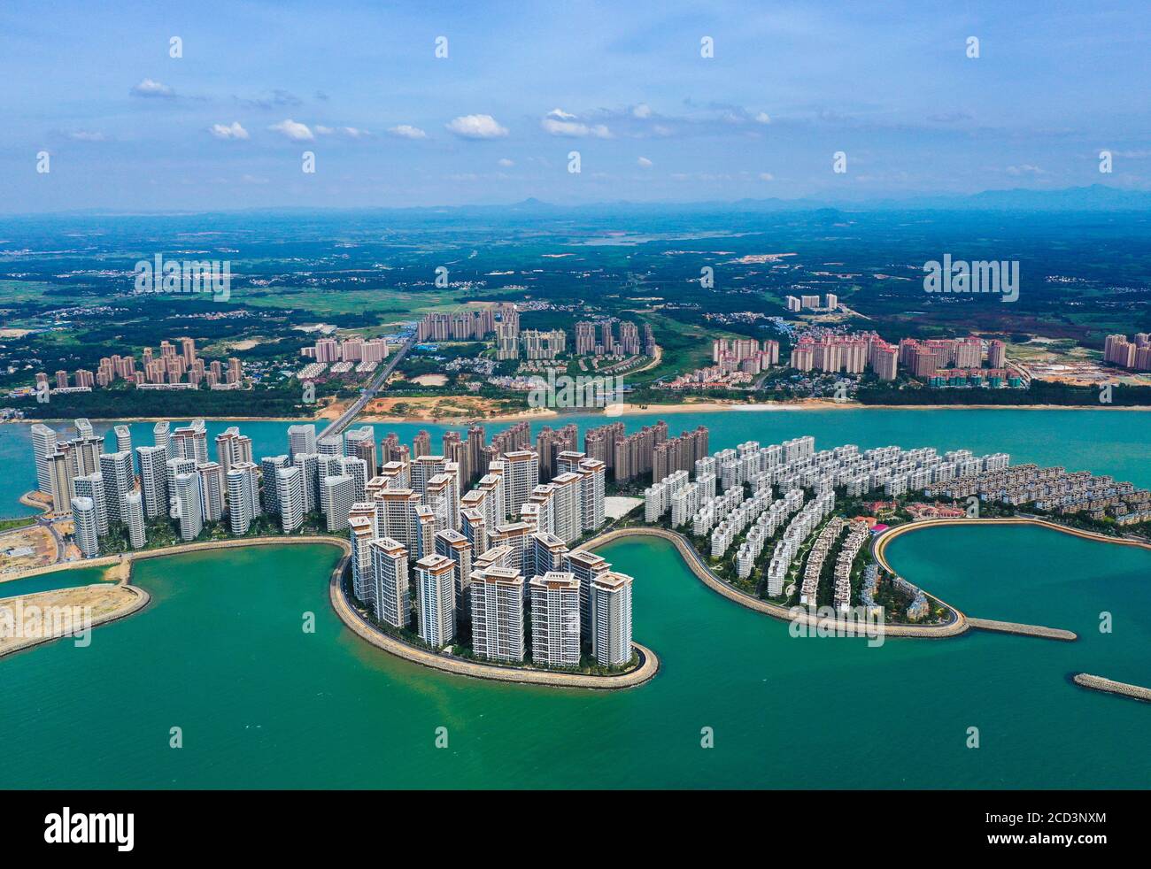 After 8 years construction, Ocean Flower Island, the artificial ...