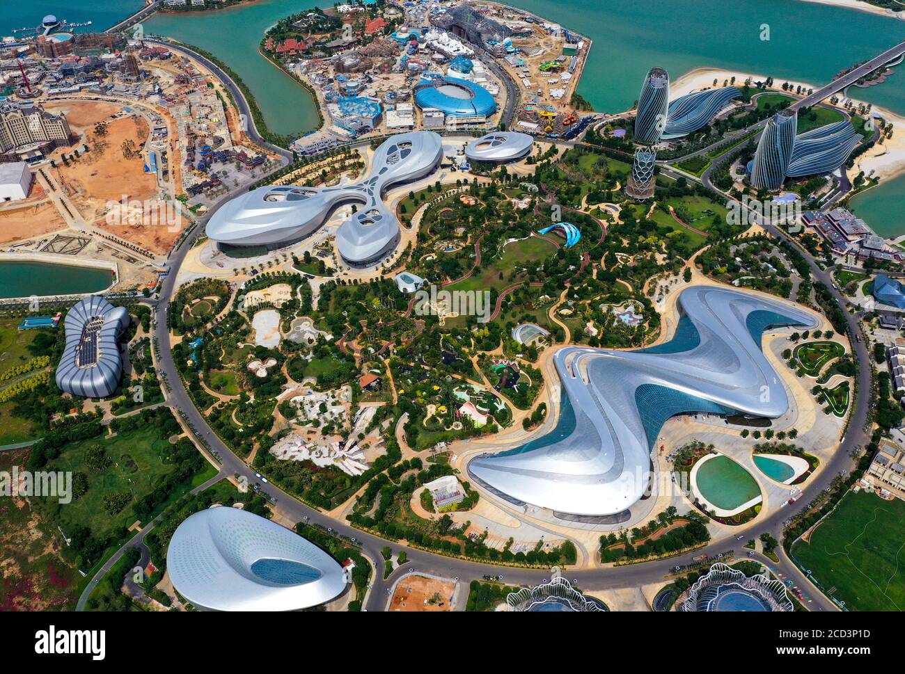 After 8 years construction, Ocean Flower Island, the artificial ...
