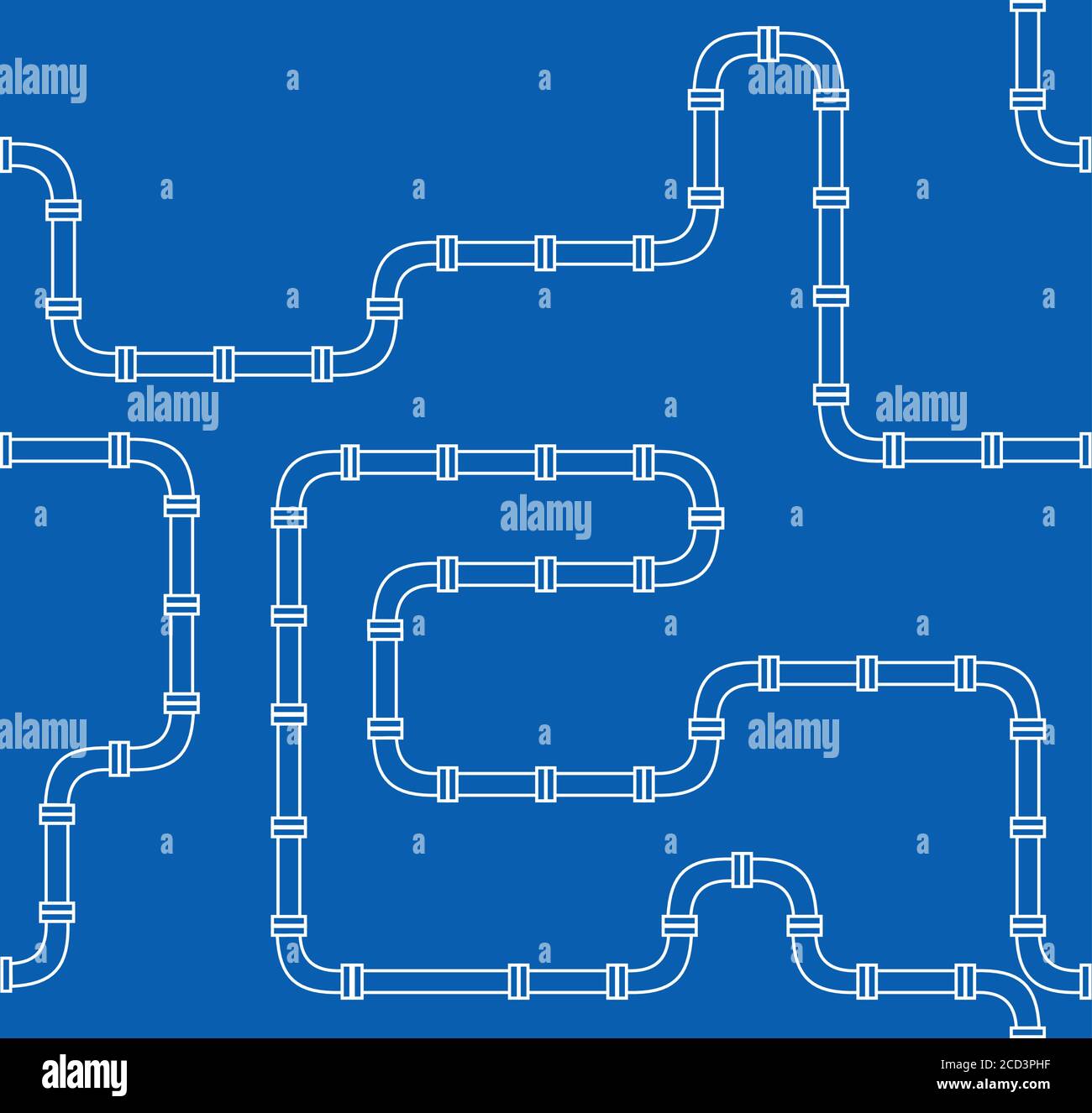 Straight piping Stock Vector Images - Alamy