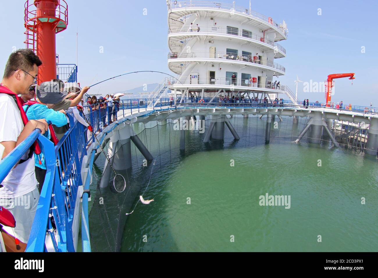 "GengHai 1#" modern marine ranch complex platform project built by CIMC ...