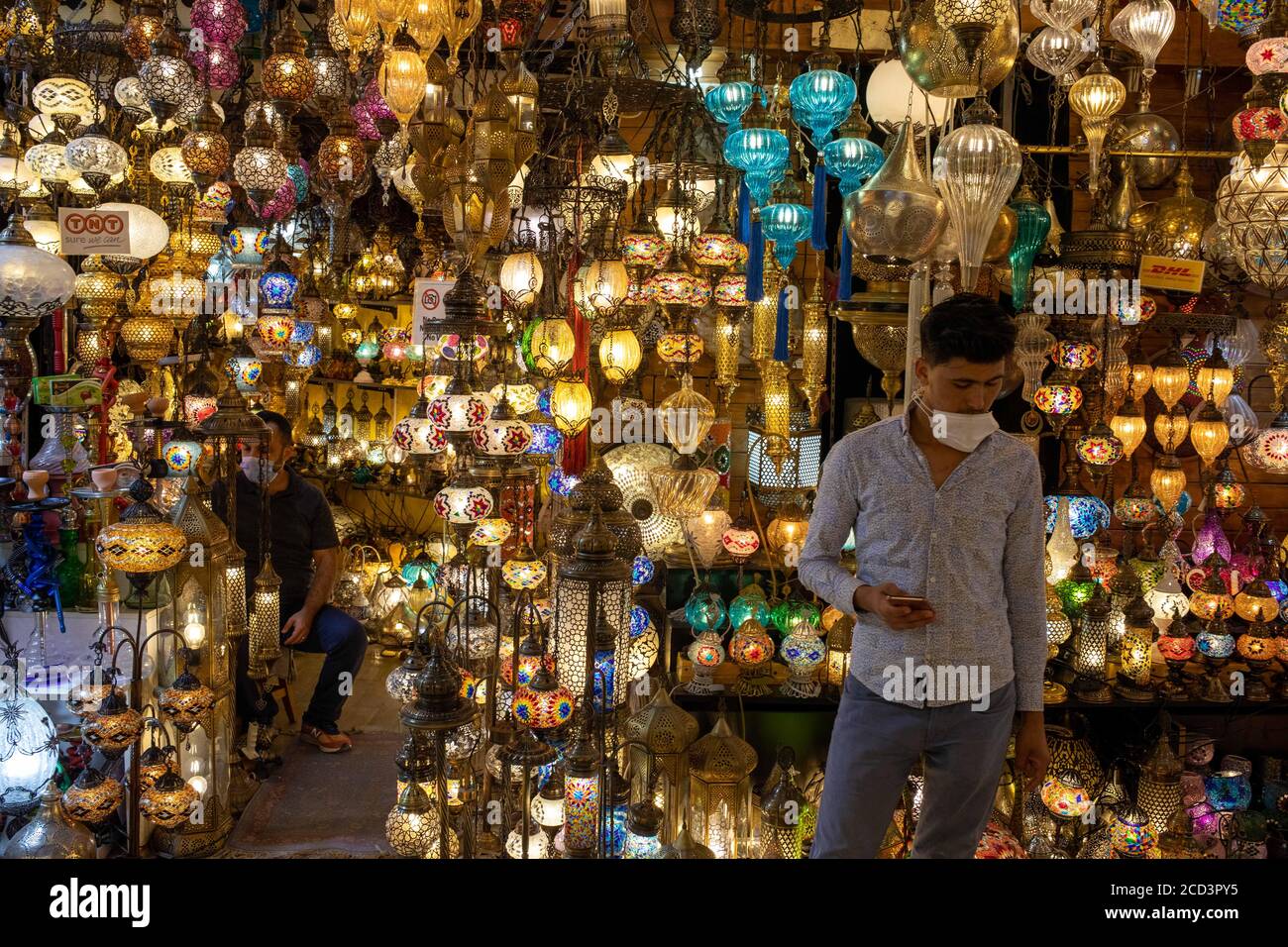 The Grand Bazaar, Turkish Kapalicarsi, meaning Covered Market, in ...