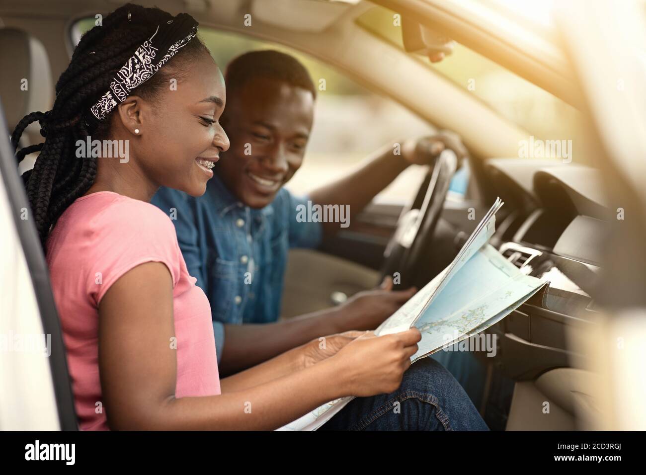 Car map hi-res stock photography and images - Alamy