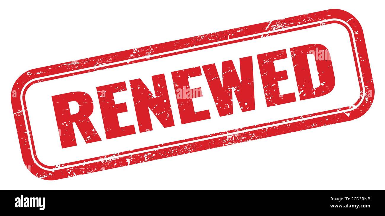 Renewed stamp hi-res stock photography and images - Alamy