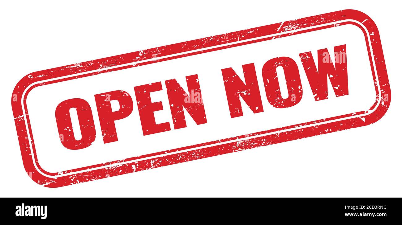Now open stamp hi-res stock photography and images - Alamy
