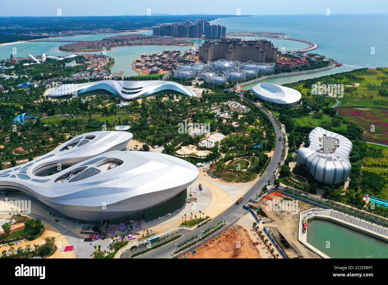 After 8 years construction, Ocean Flower Island, the artificial ...