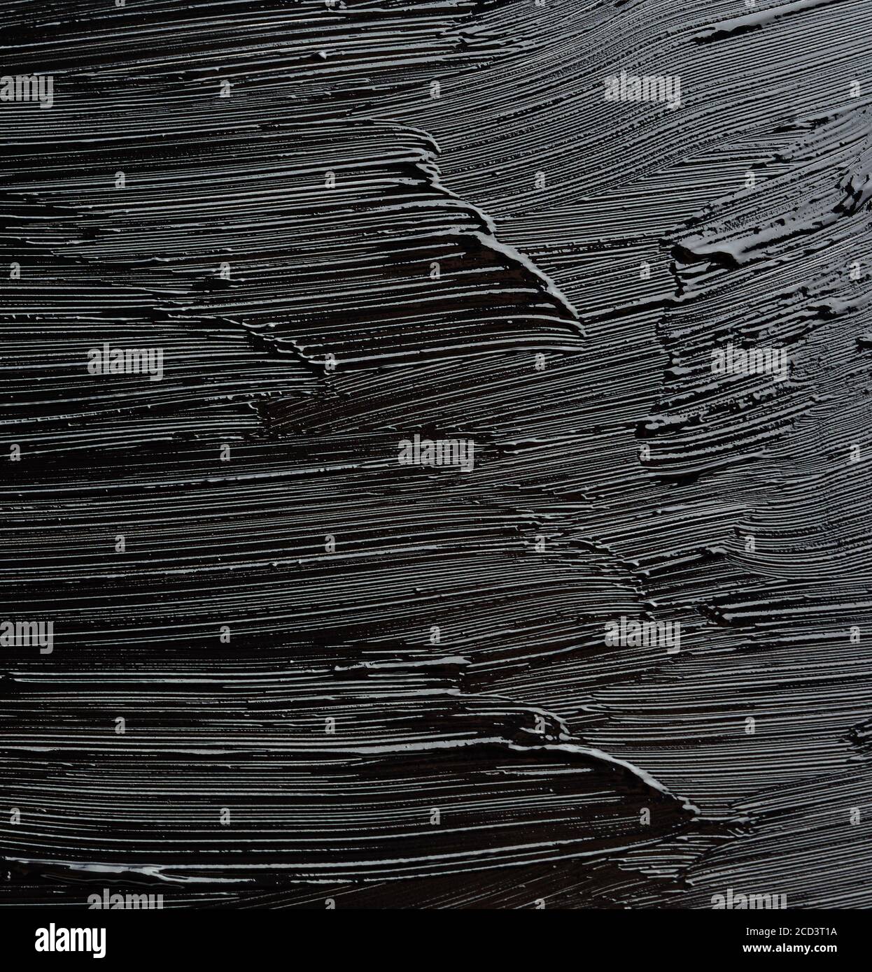 swatch of black smudged acrylic paint, close up, full frame Stock Photo ...