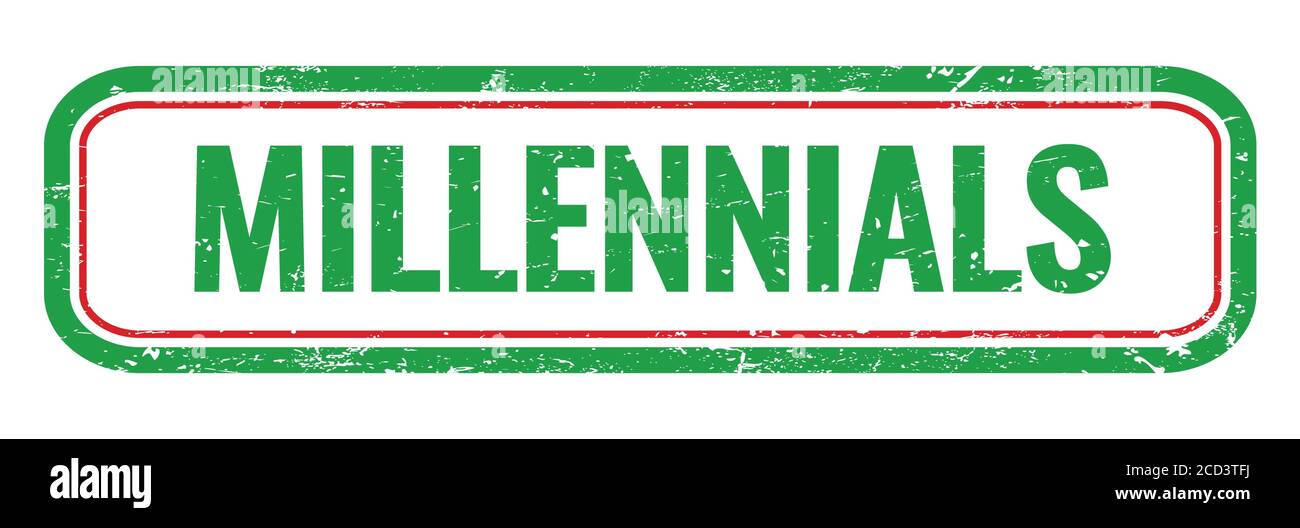 Millennials stamp Cut Out Stock Images & Pictures - Alamy