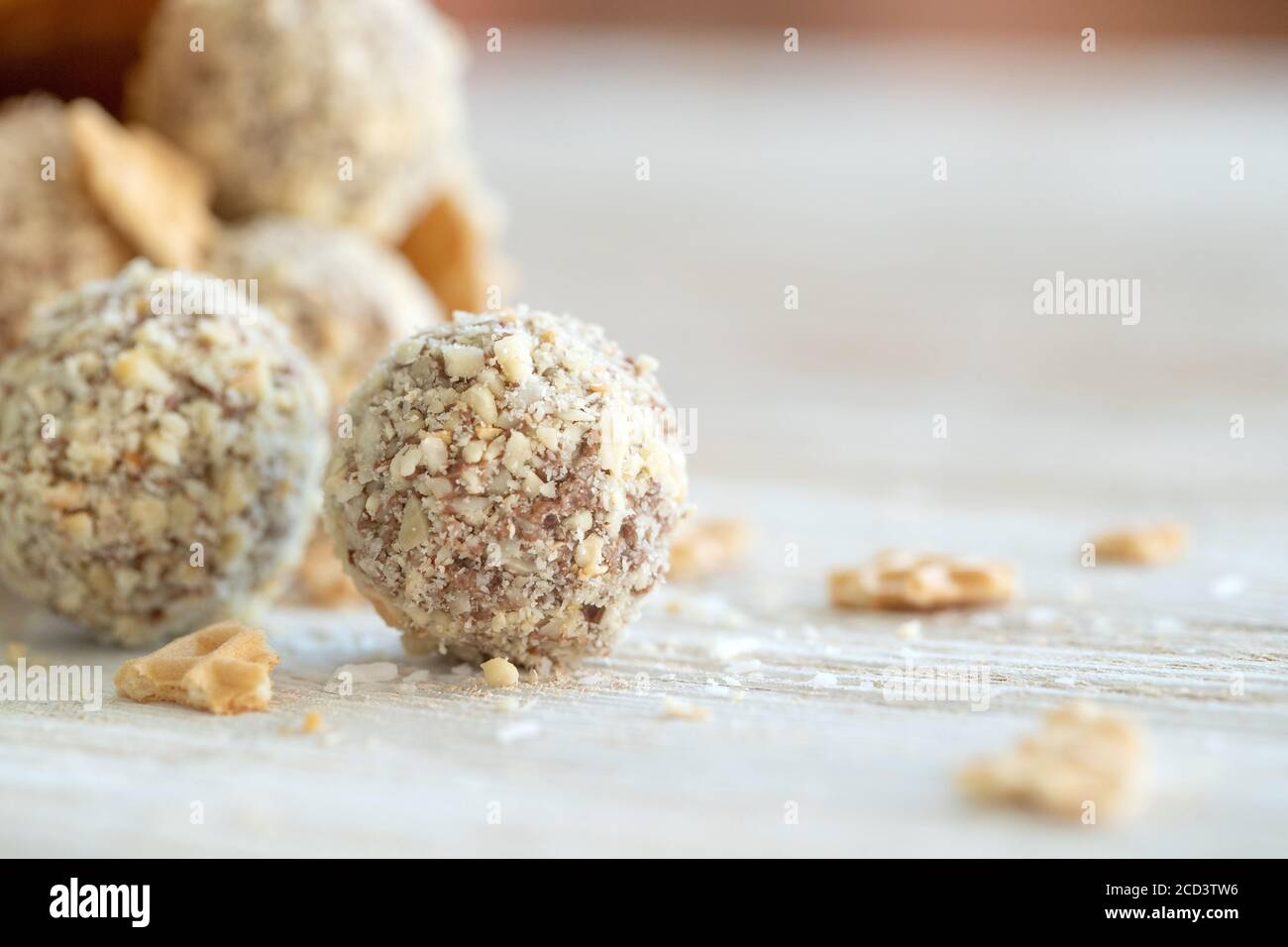 Milk chocolate candy. Handmade sweetness Stock Photo - Alamy