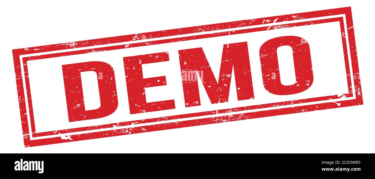 Demo stamp hi-res stock photography and images - Alamy