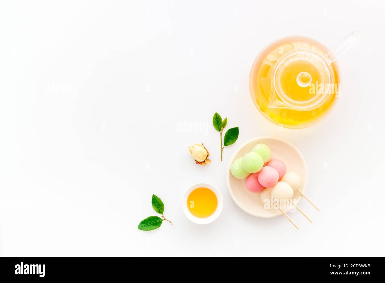 Dango japanese traditional dessert Cut Out Stock Images & Pictures - Alamy