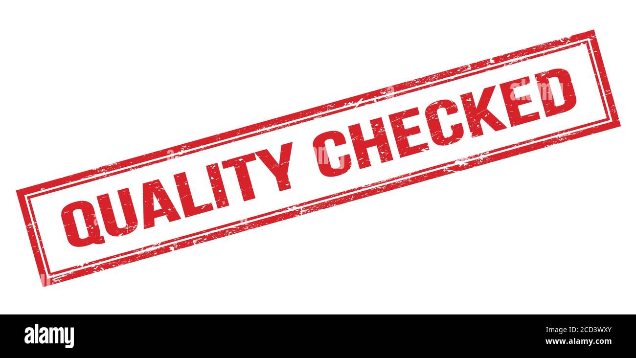 Quality checked stamp sign seal hi-res stock photography and images - Alamy