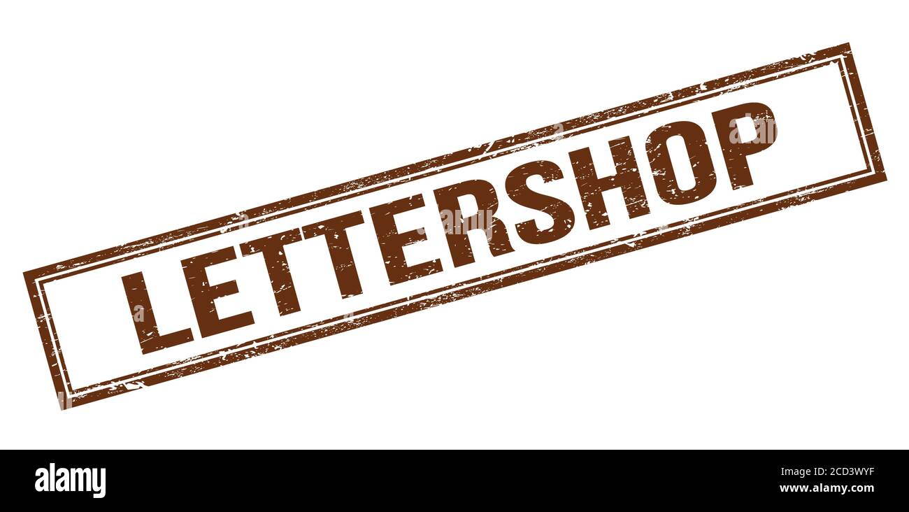 Lettershop stamp hi-res stock photography and images - Alamy