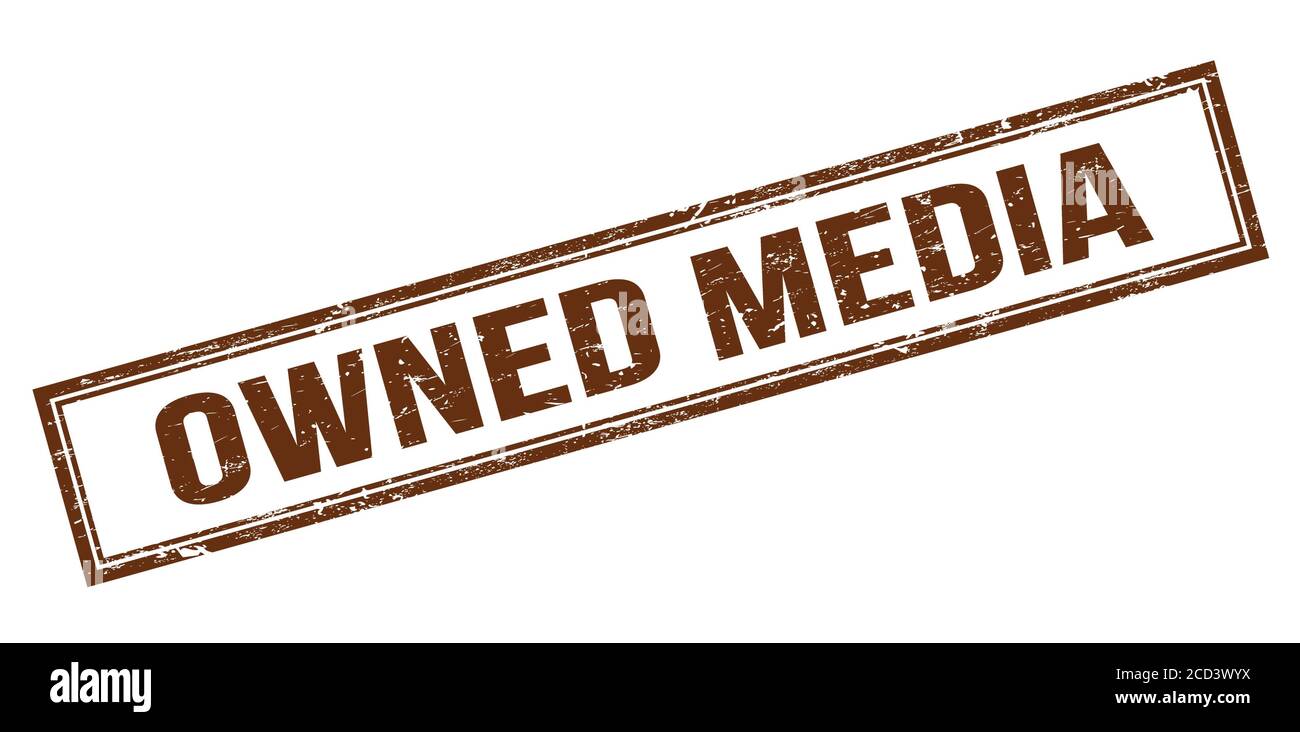 Owned media word hi-res stock photography and images - Alamy