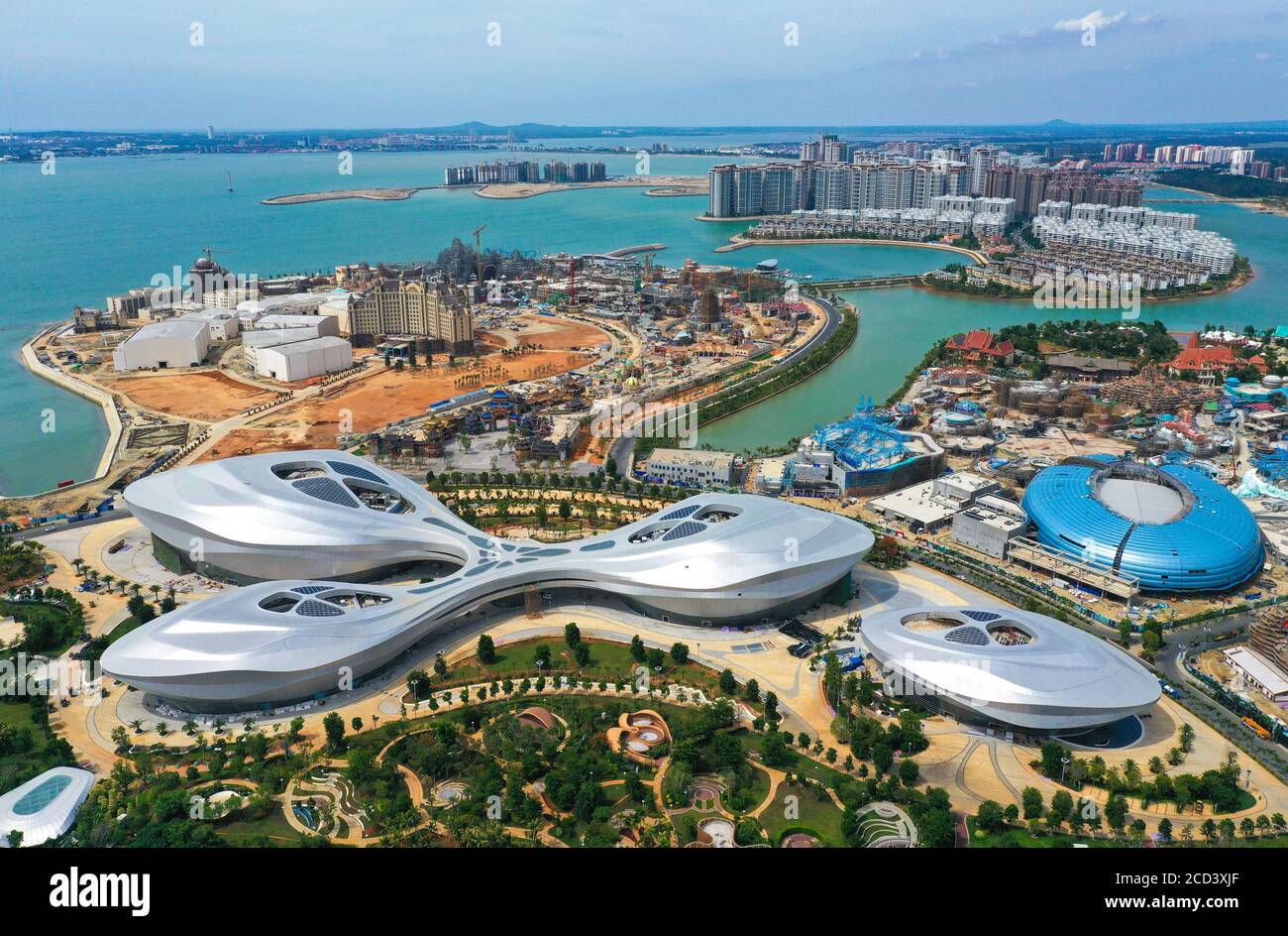 After 8 years construction, Ocean Flower Island, the artificial ...