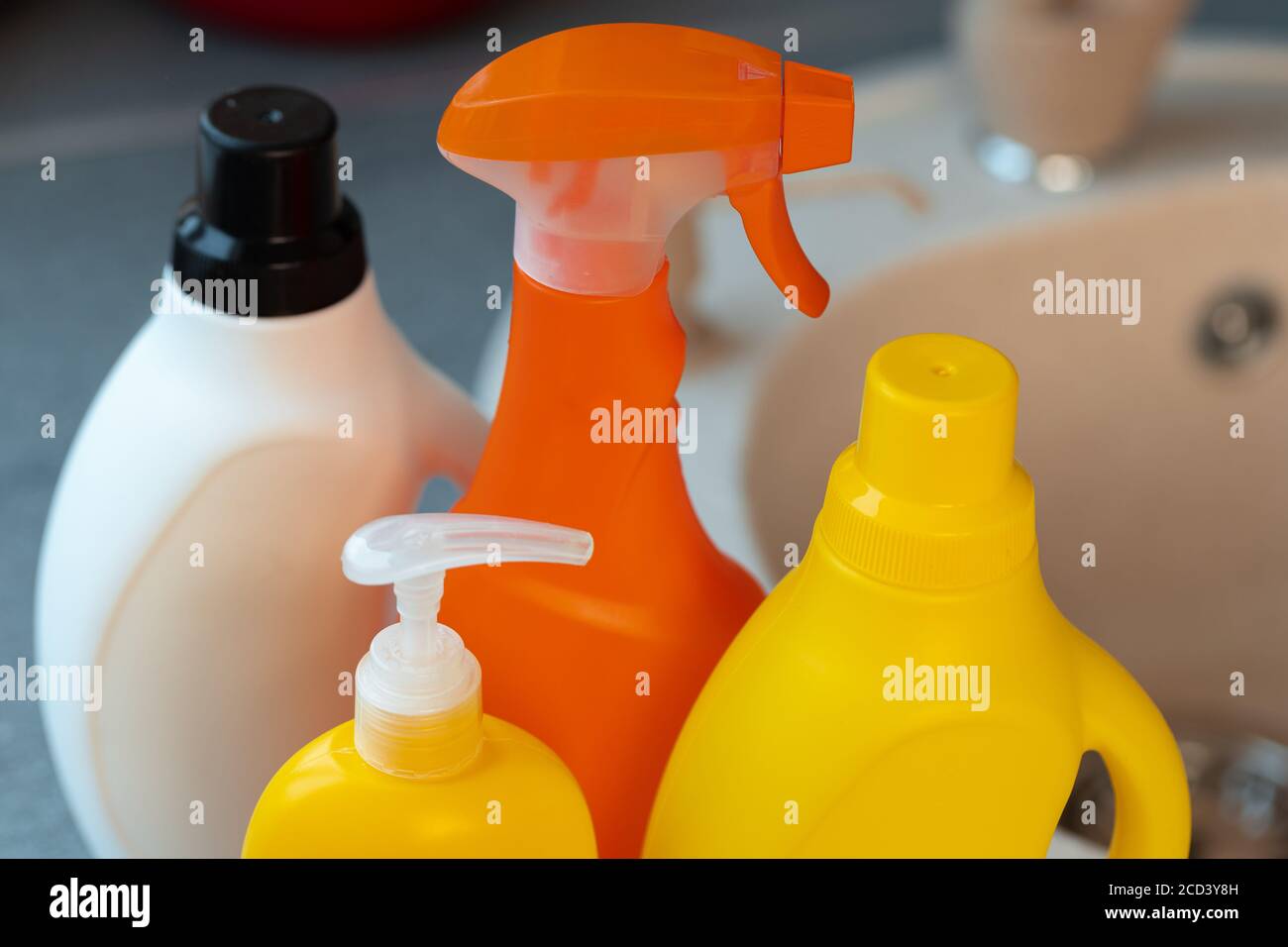 Household cleaning products cabinet hi-res stock photography and images ...