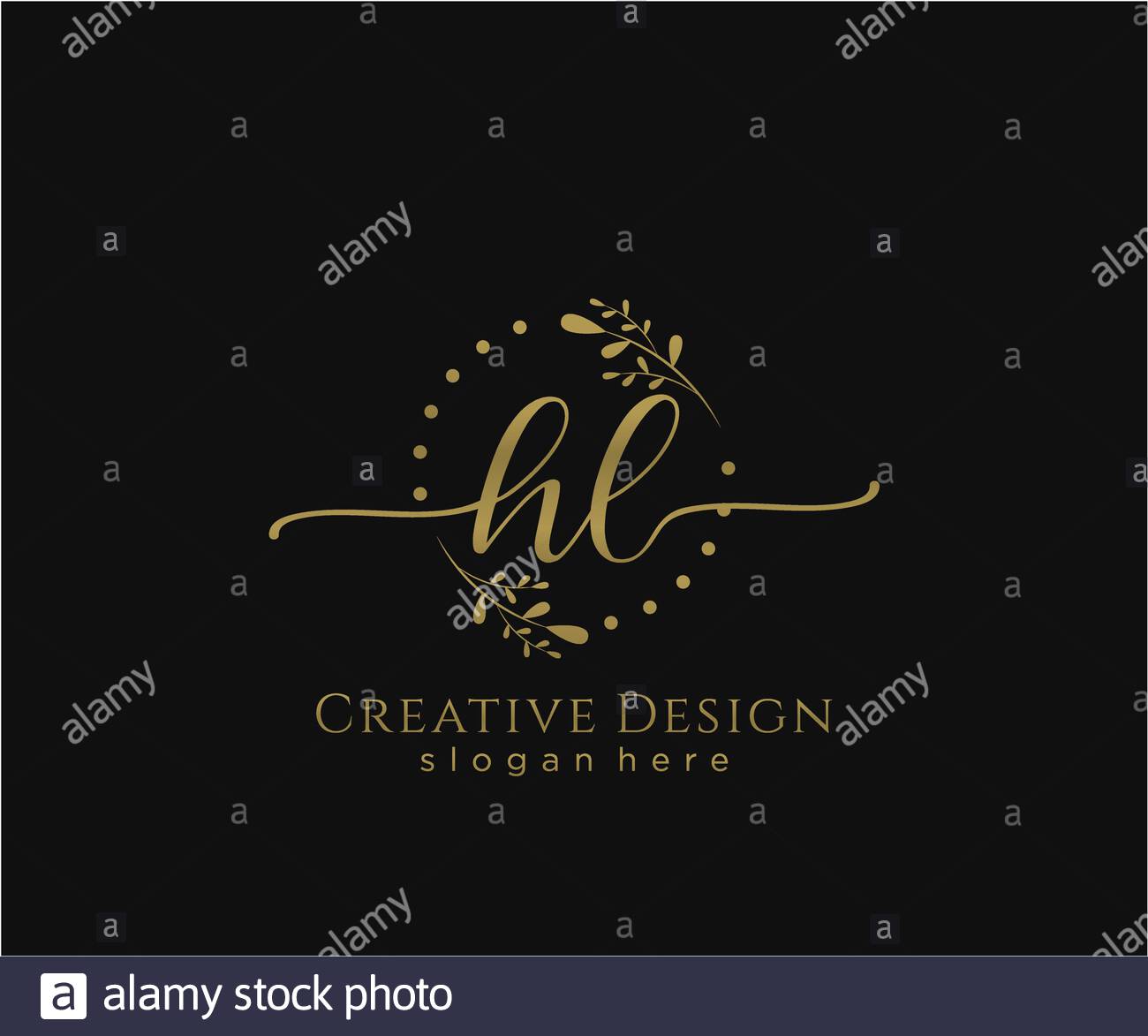 Letter Hl Logo High Resolution Stock Photography and Images - Alamy