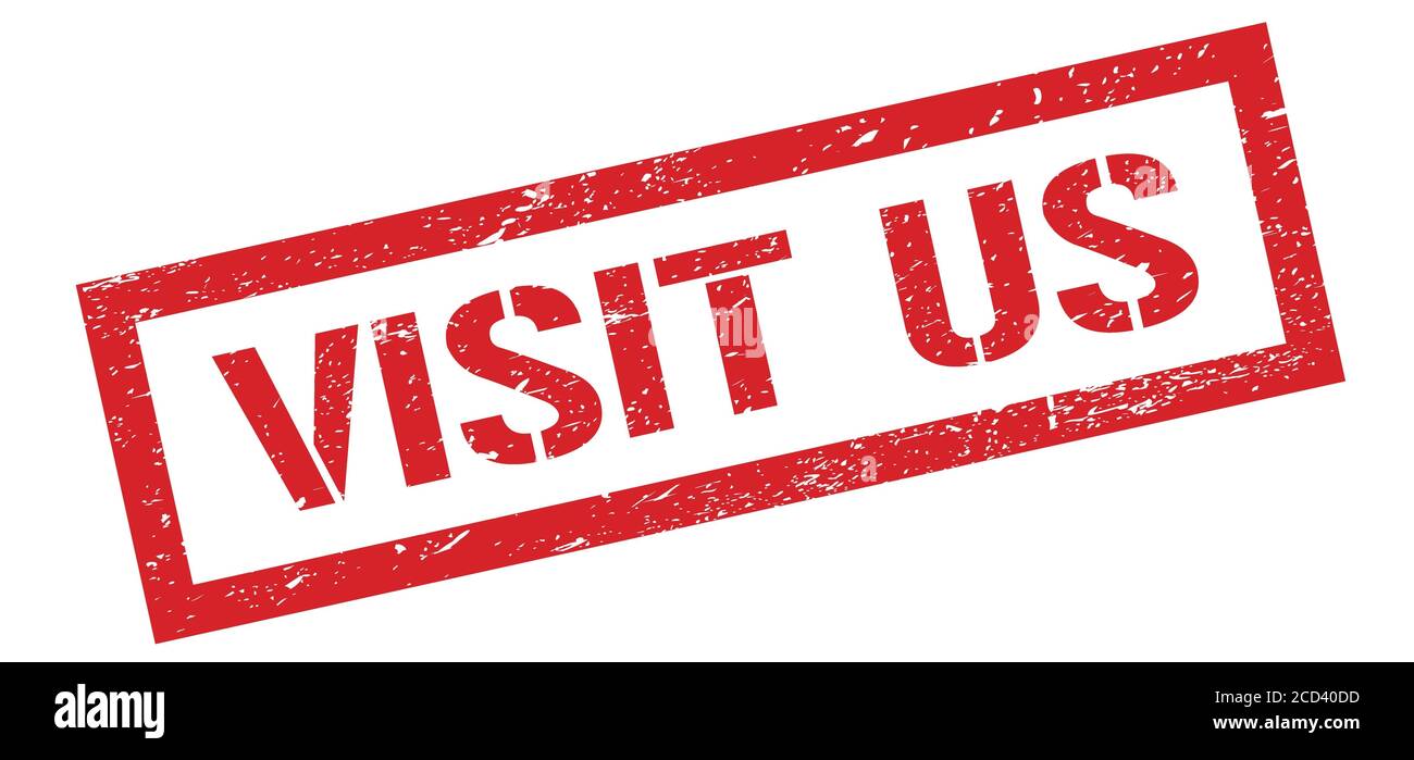 Visit us at stamp hi-res stock photography and images - Alamy