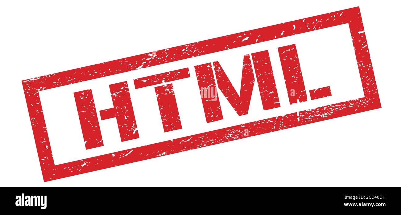 Html stamp hi-res stock photography and images - Alamy