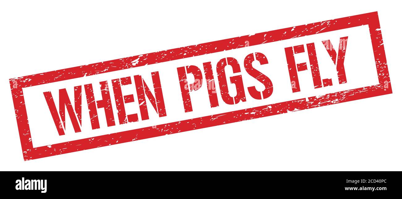 When pigs fly hi-res stock photography and images - Alamy