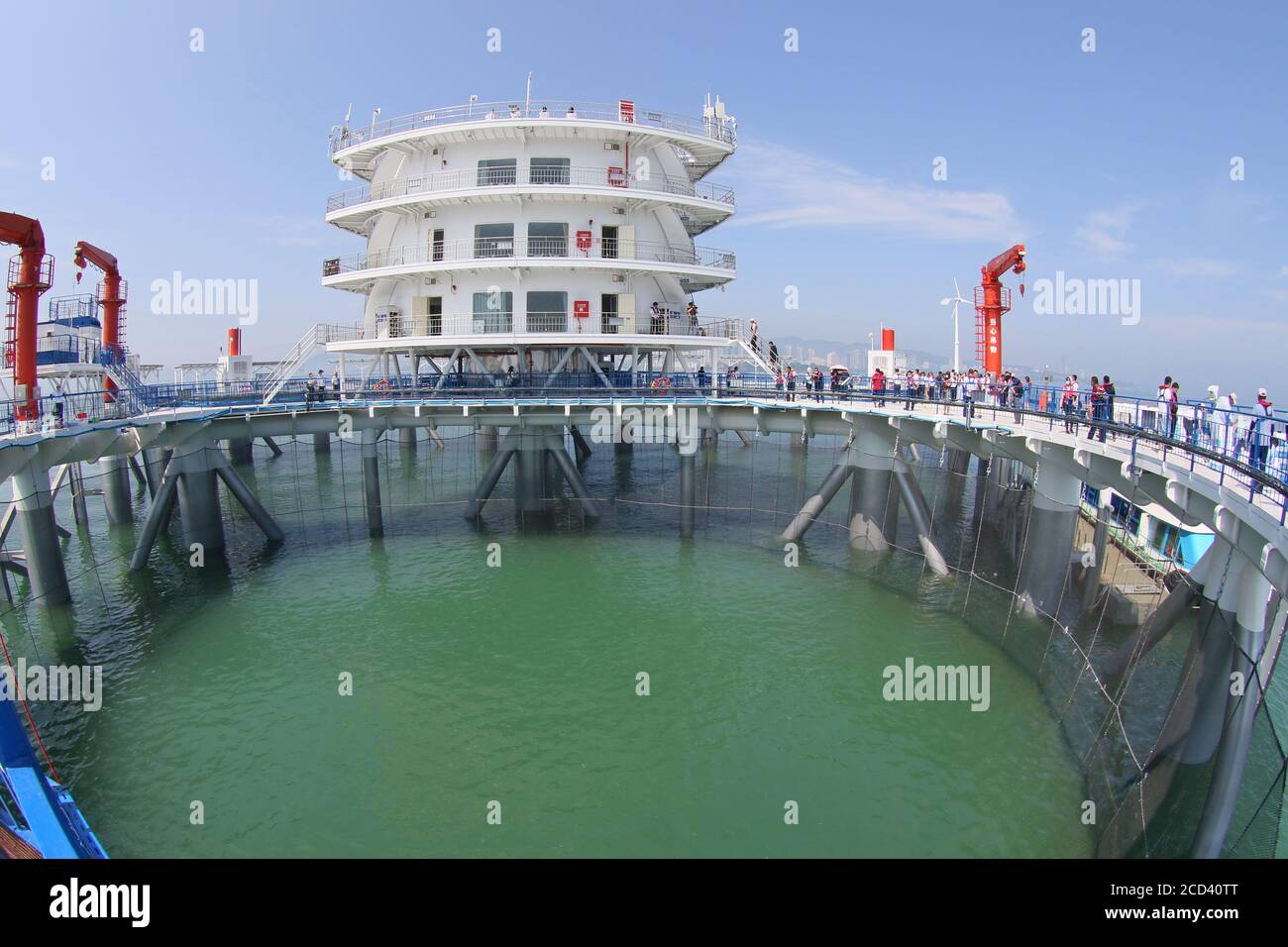 "GengHai 1#" modern marine ranch complex platform project built by CIMC ...