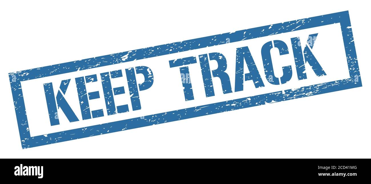 Keep track stamp hi-res stock photography and images - Alamy