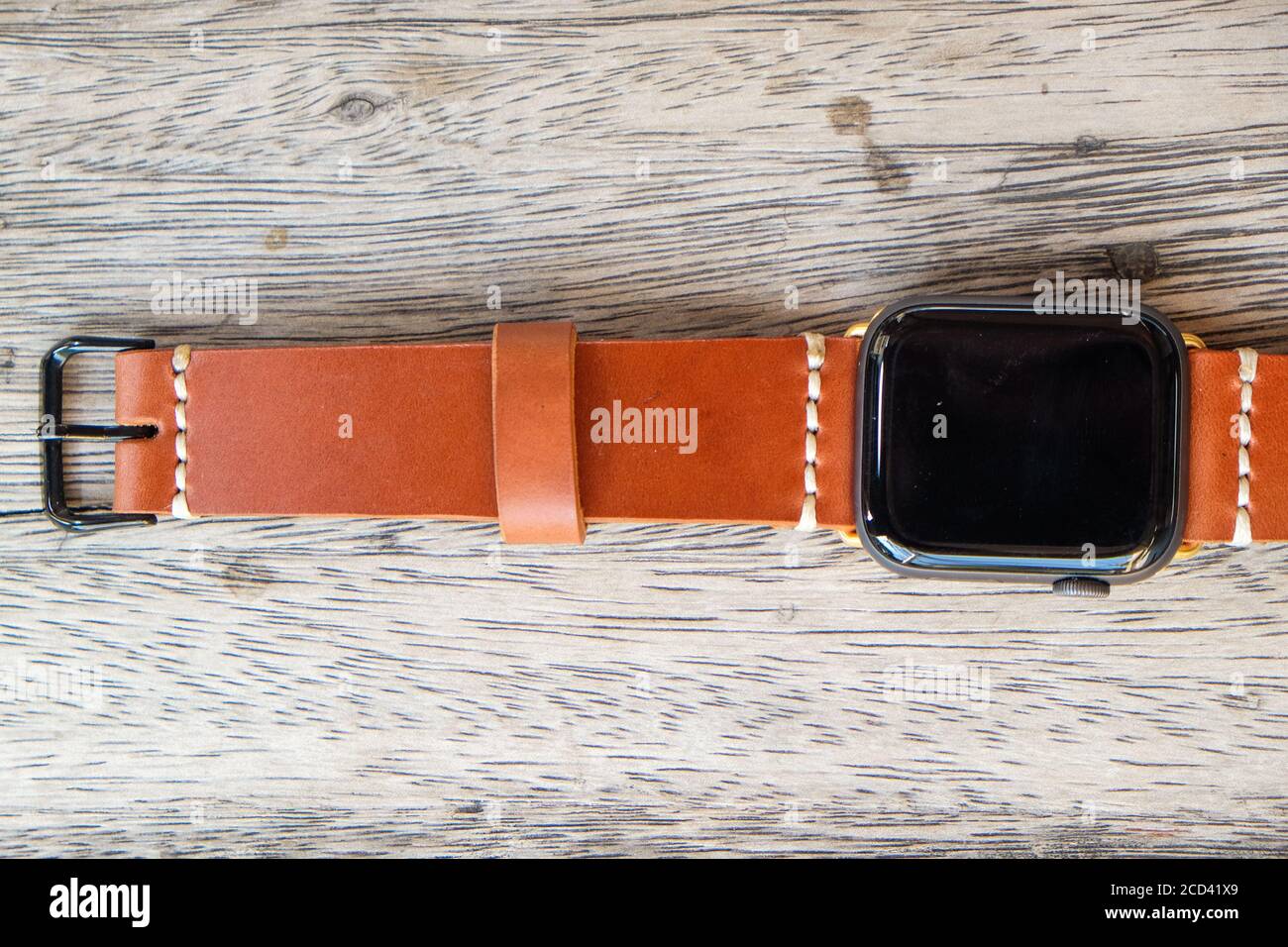 Smart watch with genuine leather strap handmade working, Craftsmanship ...