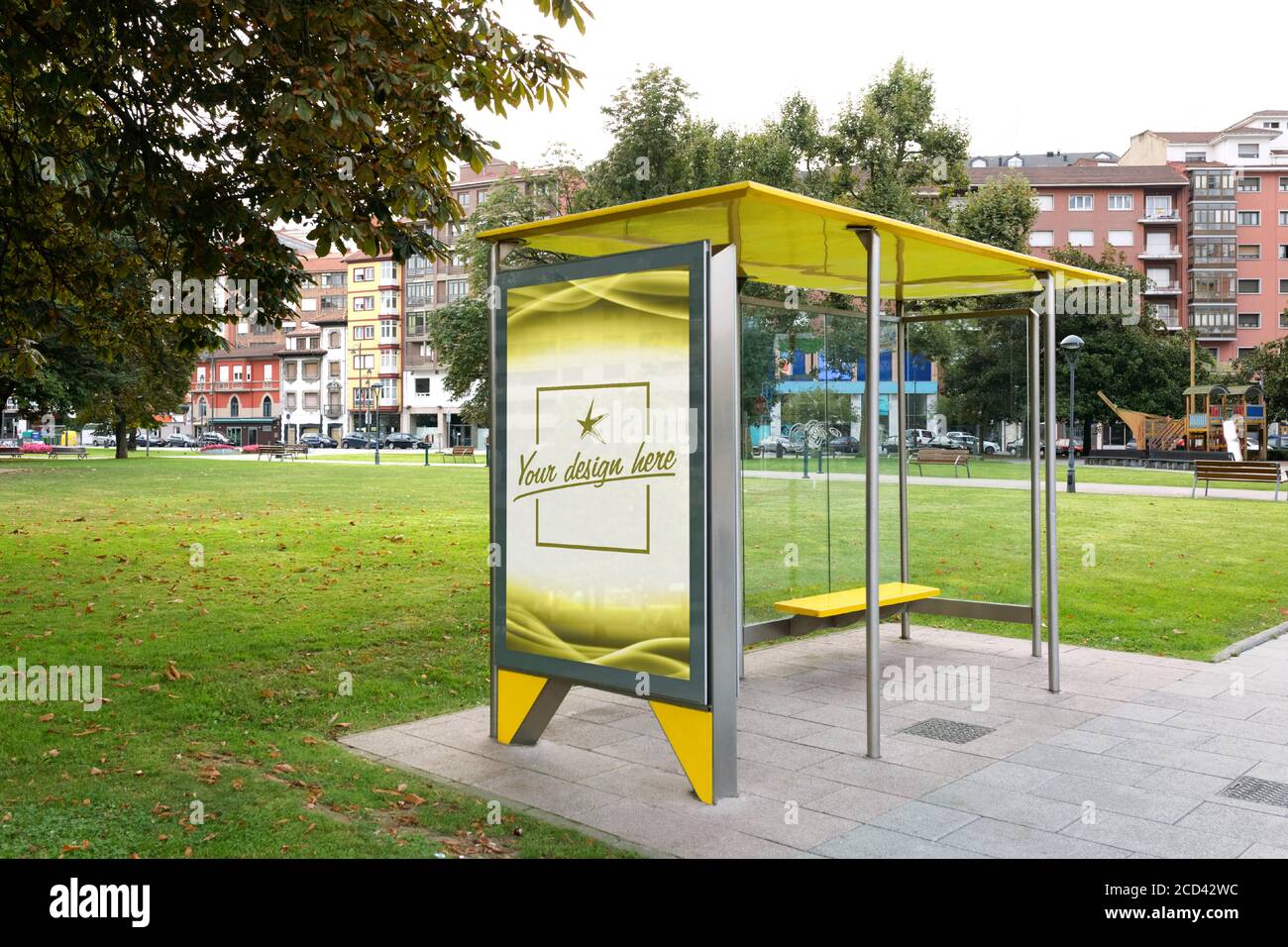 Bus shelter poster hi-res stock photography and images - Alamy