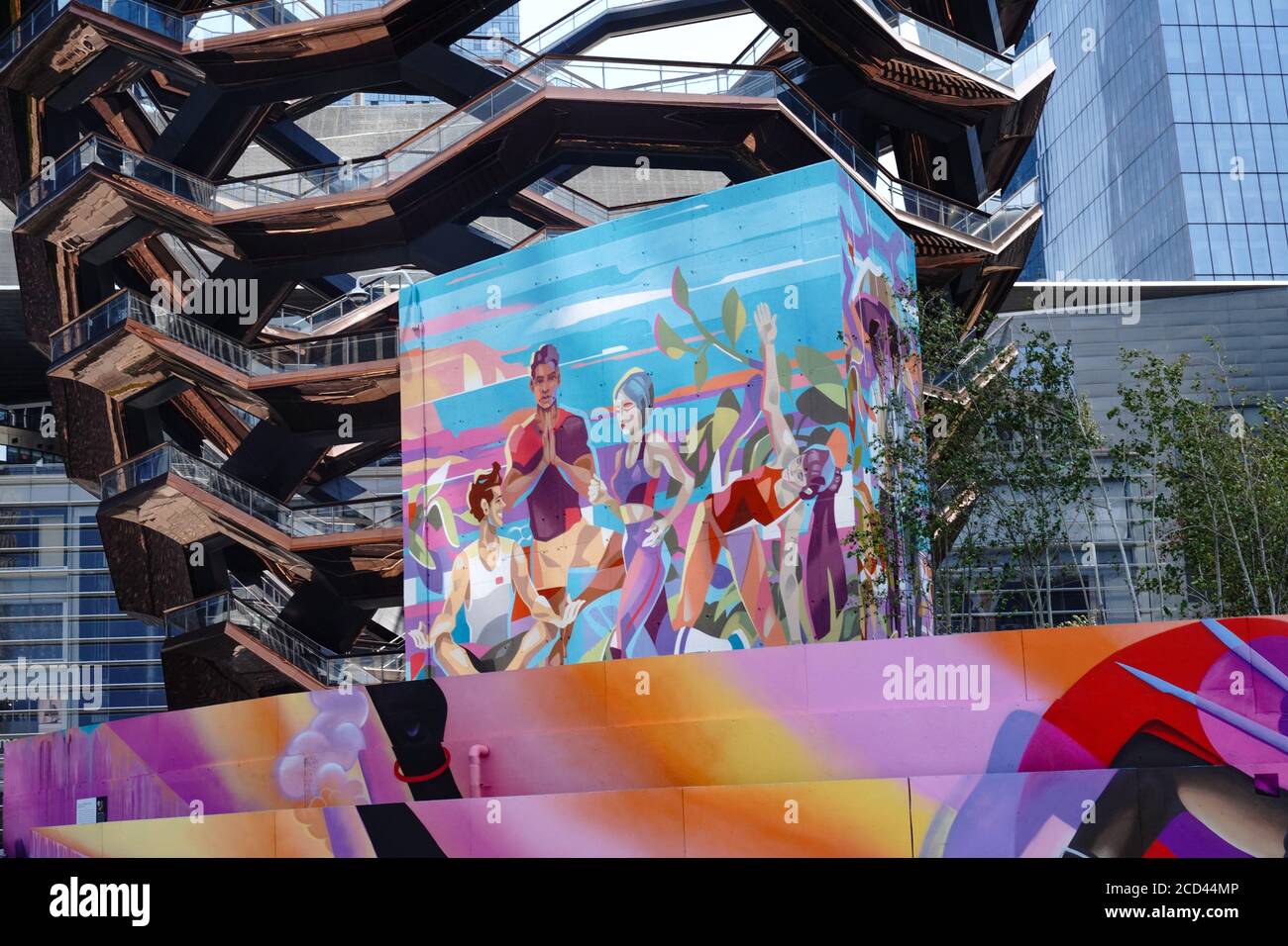 Massive mural in Hudson Yards that features celebrate inclusion and ...