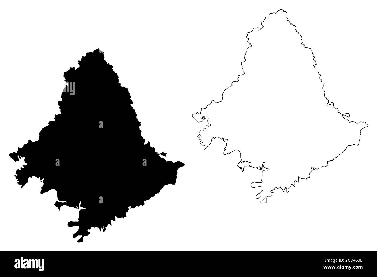 Map of morehead kentucky hi-res stock photography and images - Alamy