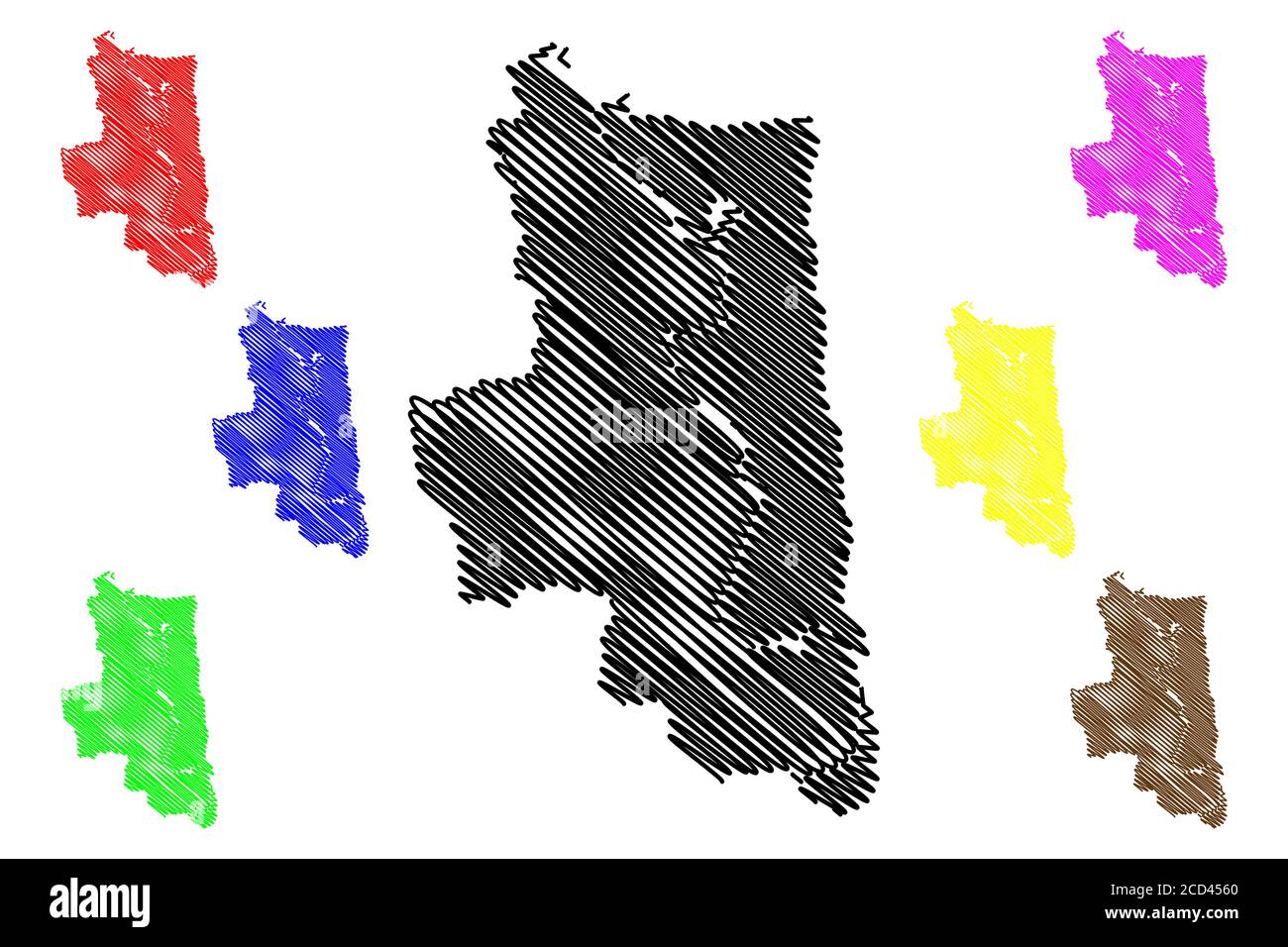 Bogra City (Peoples Republic of Bangladesh, Rajshahi Division) map ...