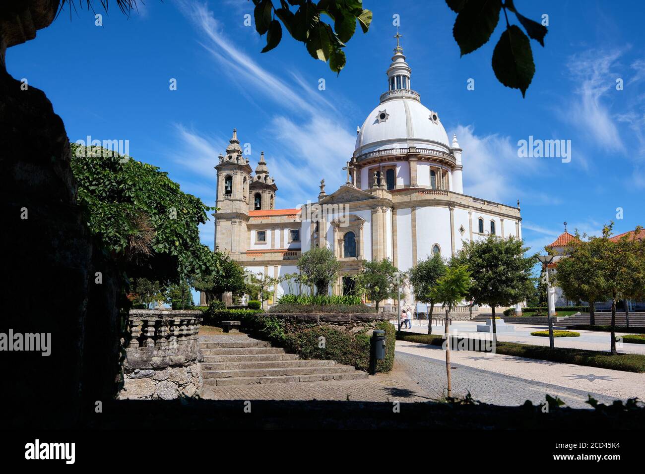 Braga, Portugal - August 22, 2020: Sanctuary of Our Lady of Sameiro (or ...