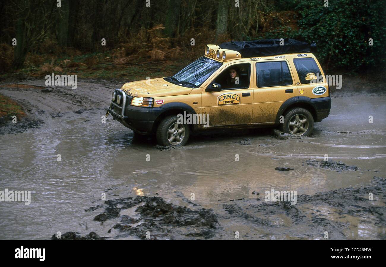 Land Rover Freelander at Eastnor Castle Herefordshire UK1999 Stock ...